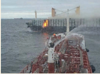 202334 - Cargo fire takes 10 days to extinguish