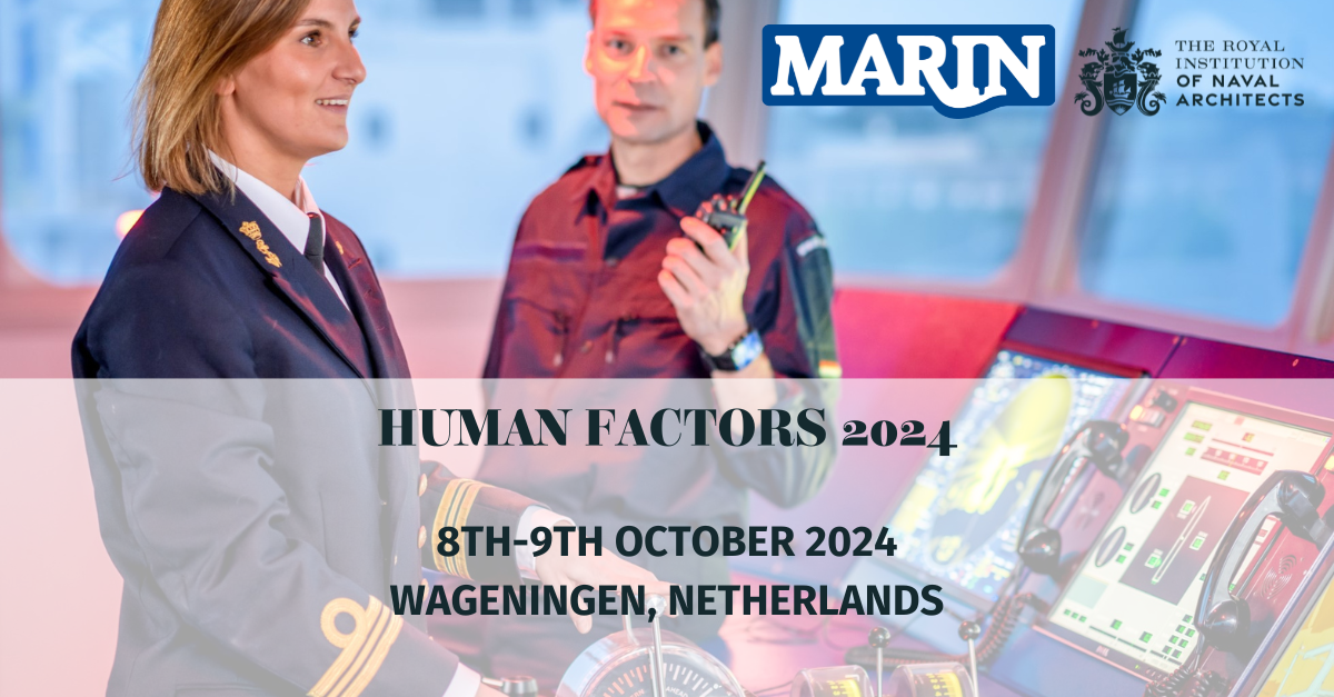 RINA/MARIN: Human Factors 2024