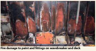 201304 Oil-soaked rag caused fire on deck