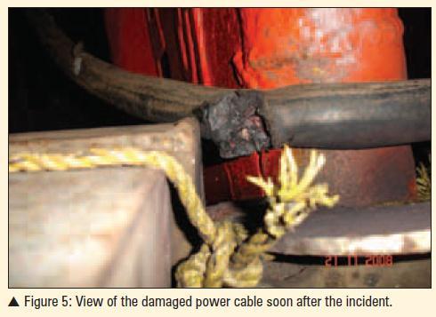 200918 Power cable damaged