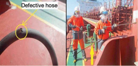 201921 Pressure washer injures two crew