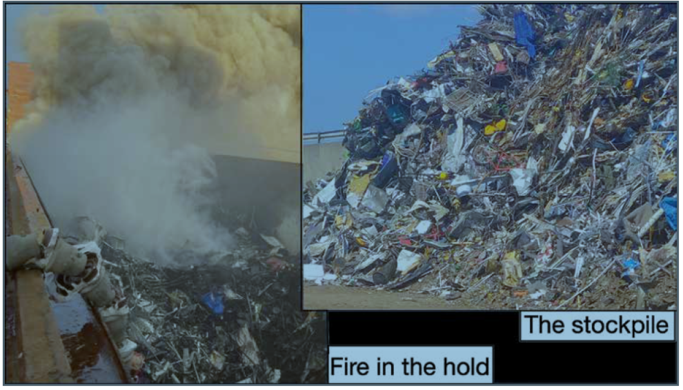 202243 Fire in hold while loading scrap metal