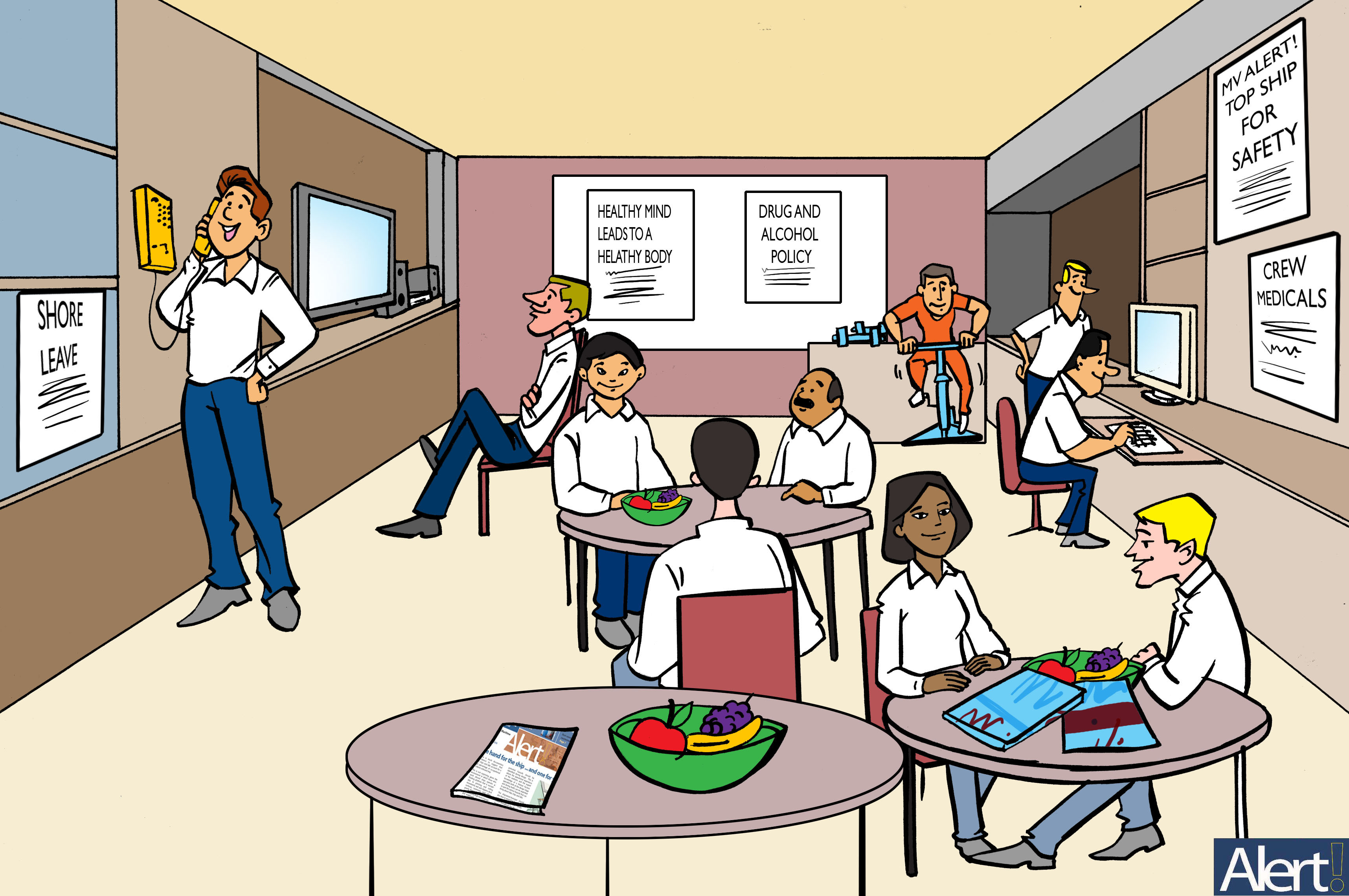 Issue 18: Health and wellbeing illustration