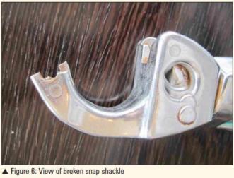 201142 Rescue boat lifting sling failure causes injuries