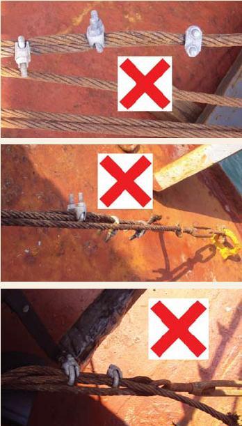 201306 Incorrect use of wire clips