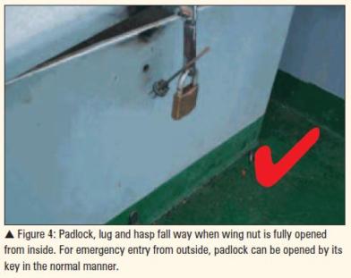 201002 Escape hatch securing